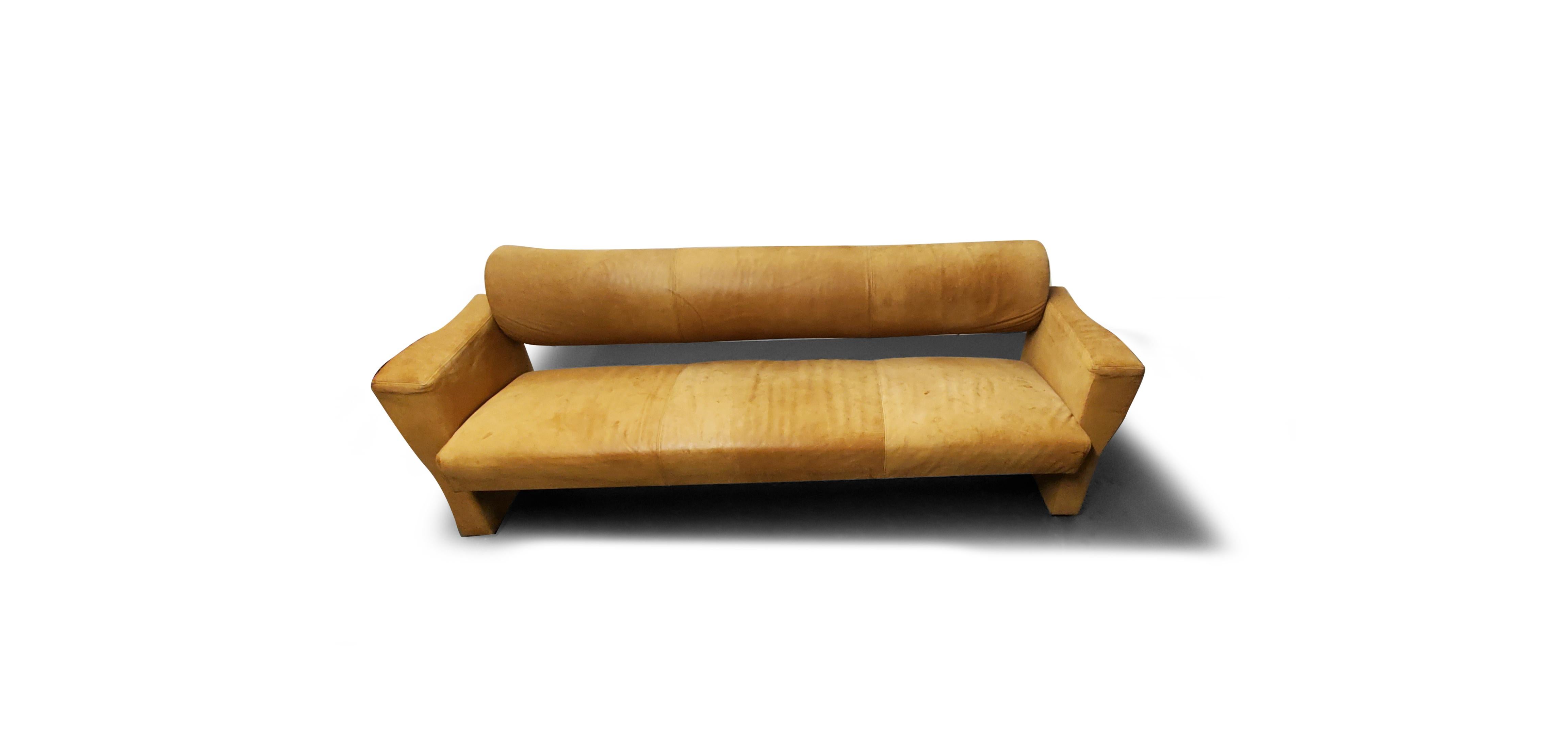 Italian Floating Bolster Back Sofa For Sale at 1stDibs