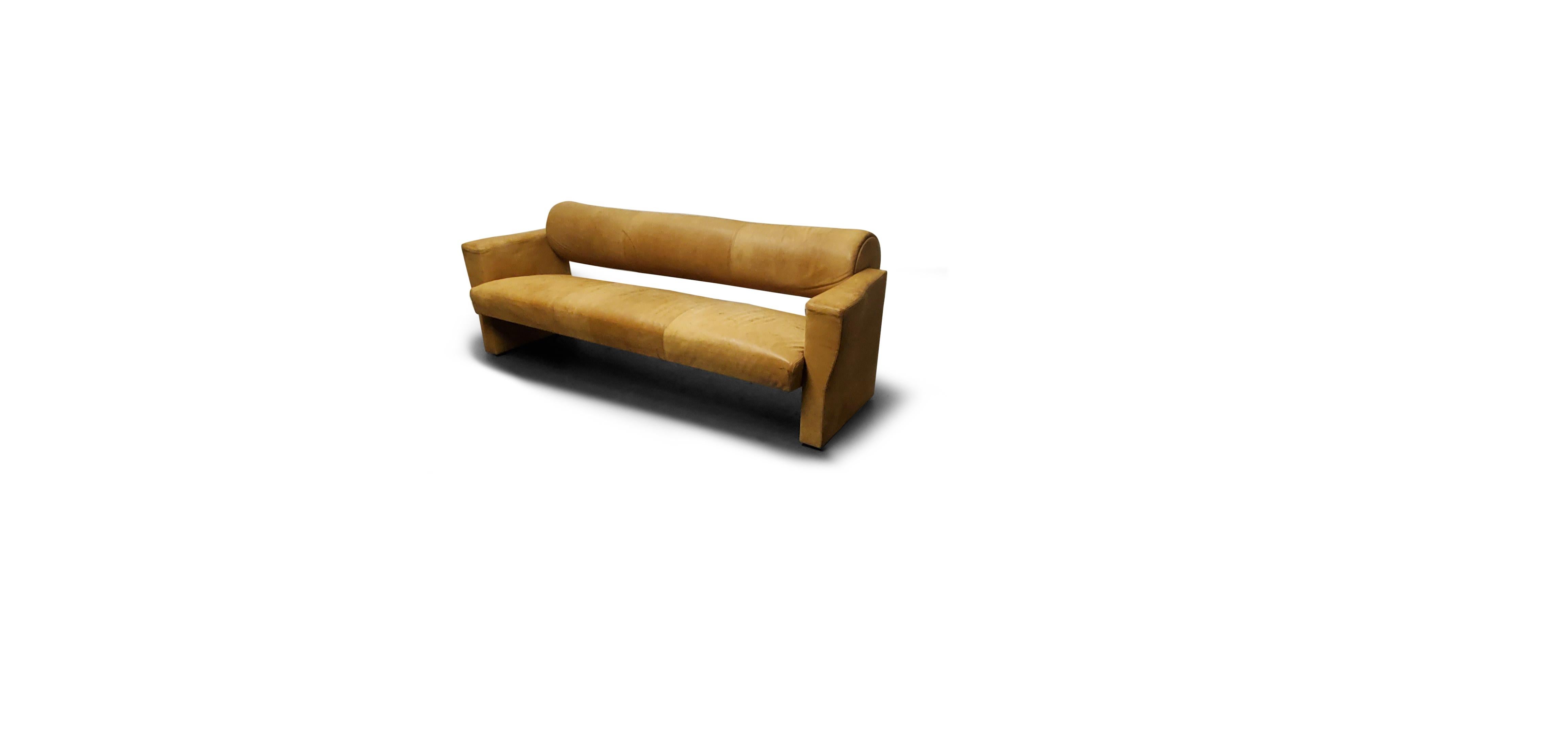 Italian Floating Bolster Back Sofa For Sale at 1stDibs