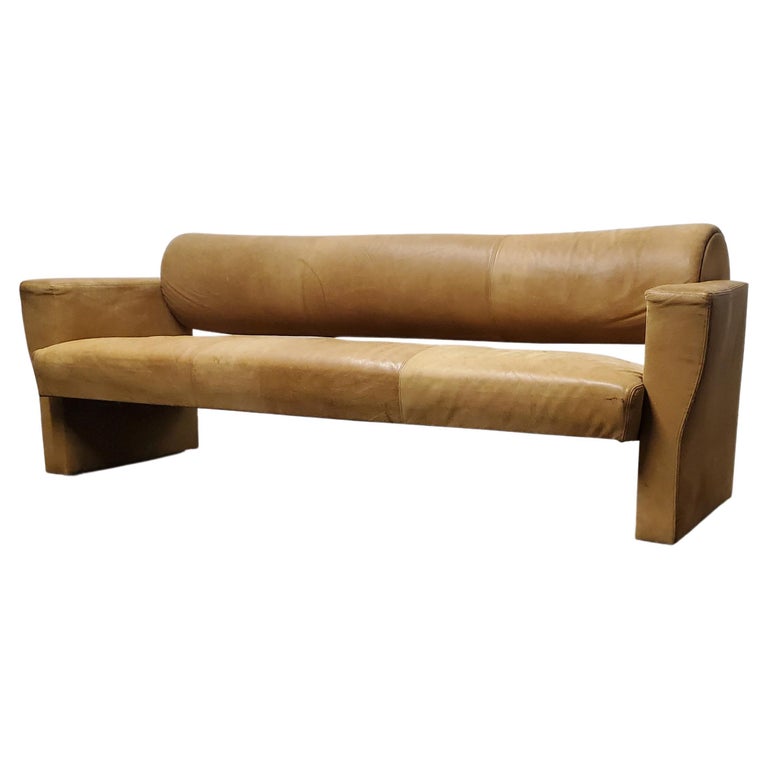 Italian Floating Bolster Back Sofa For Sale at 1stDibs