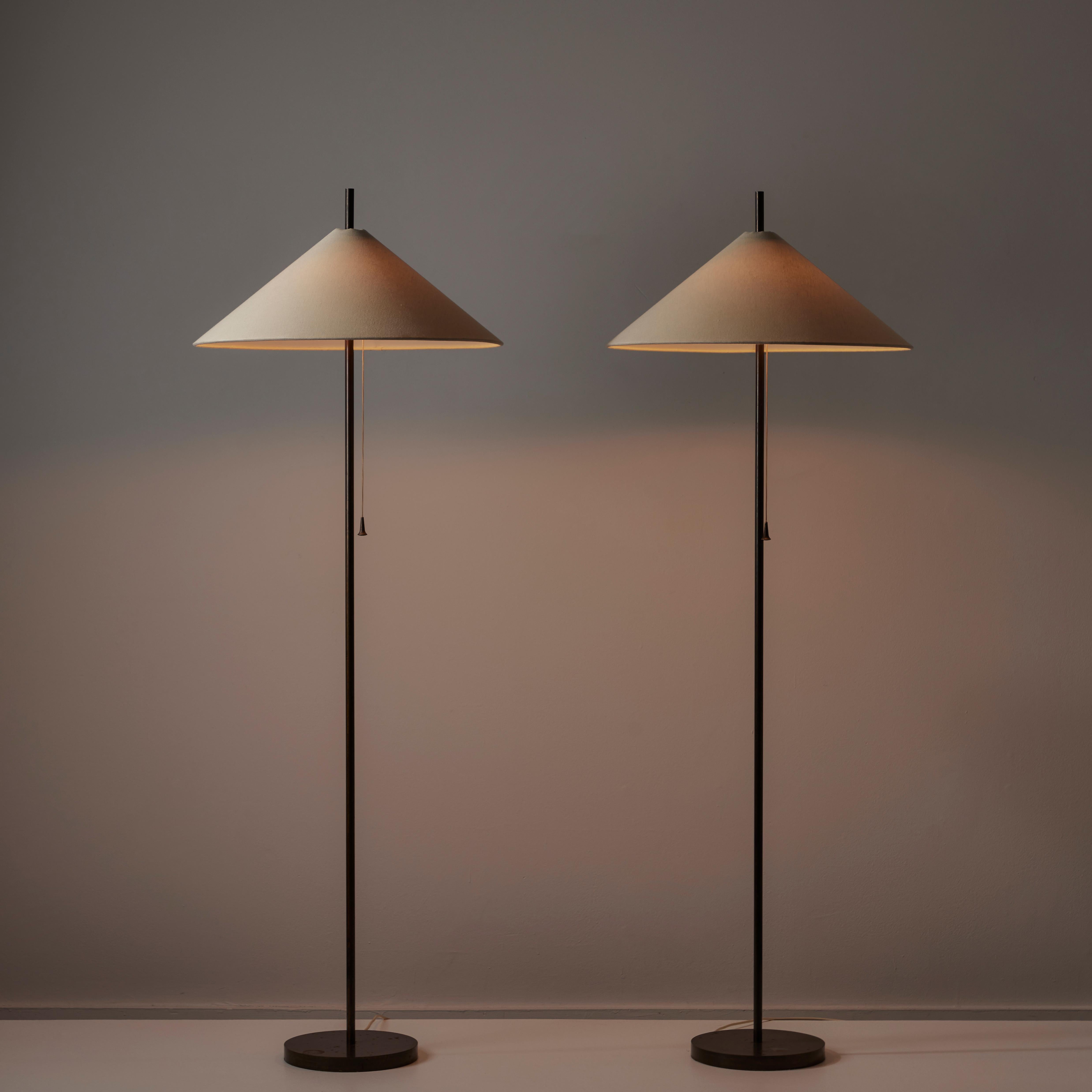 Italian Floor Lamps Attributed to Oluce at 1stDibs