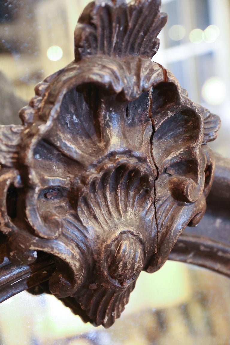 Italian Frame circa 1790 with New Antiqued Mirror at 1stDibs