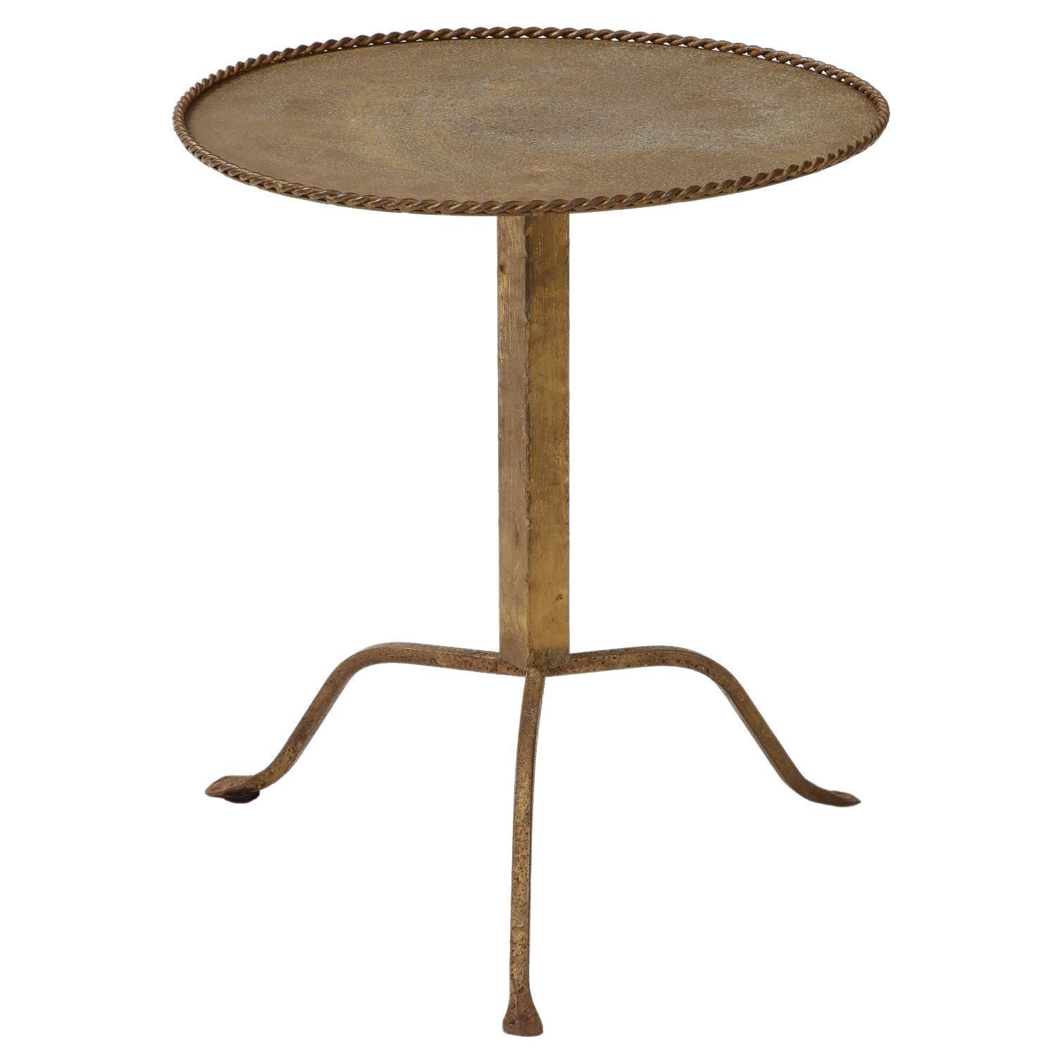 Italian Gilt Martini Table, late 20th Century For Sale at 1stDibs