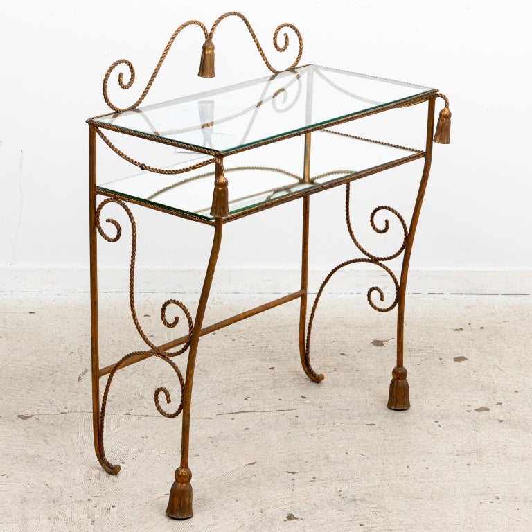 Italian Gilt Metal Table For Sale at 1stDibs