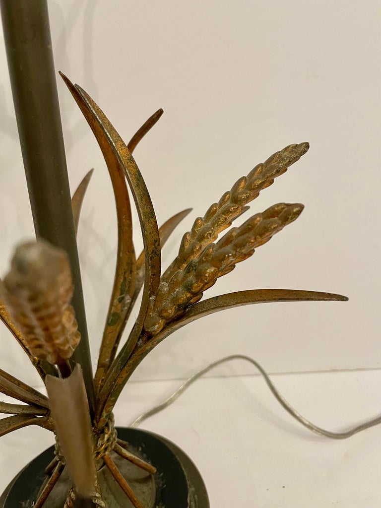 Italian Gilt Sheaf of Wheat Lamp For Sale at 1stDibs