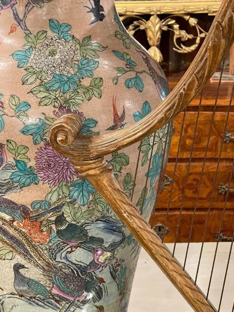 Italian Giltwood Harp For Sale at 1stDibs