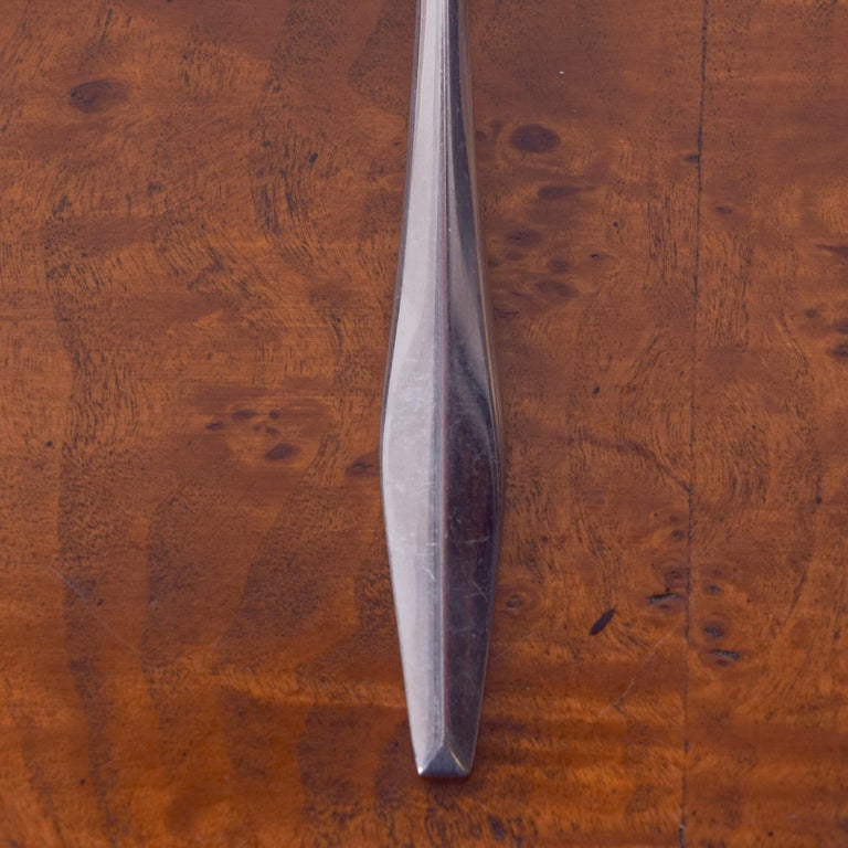 Italian Gio Ponti Flatware Sculptural Diamond Single Spoon by Reed and ...