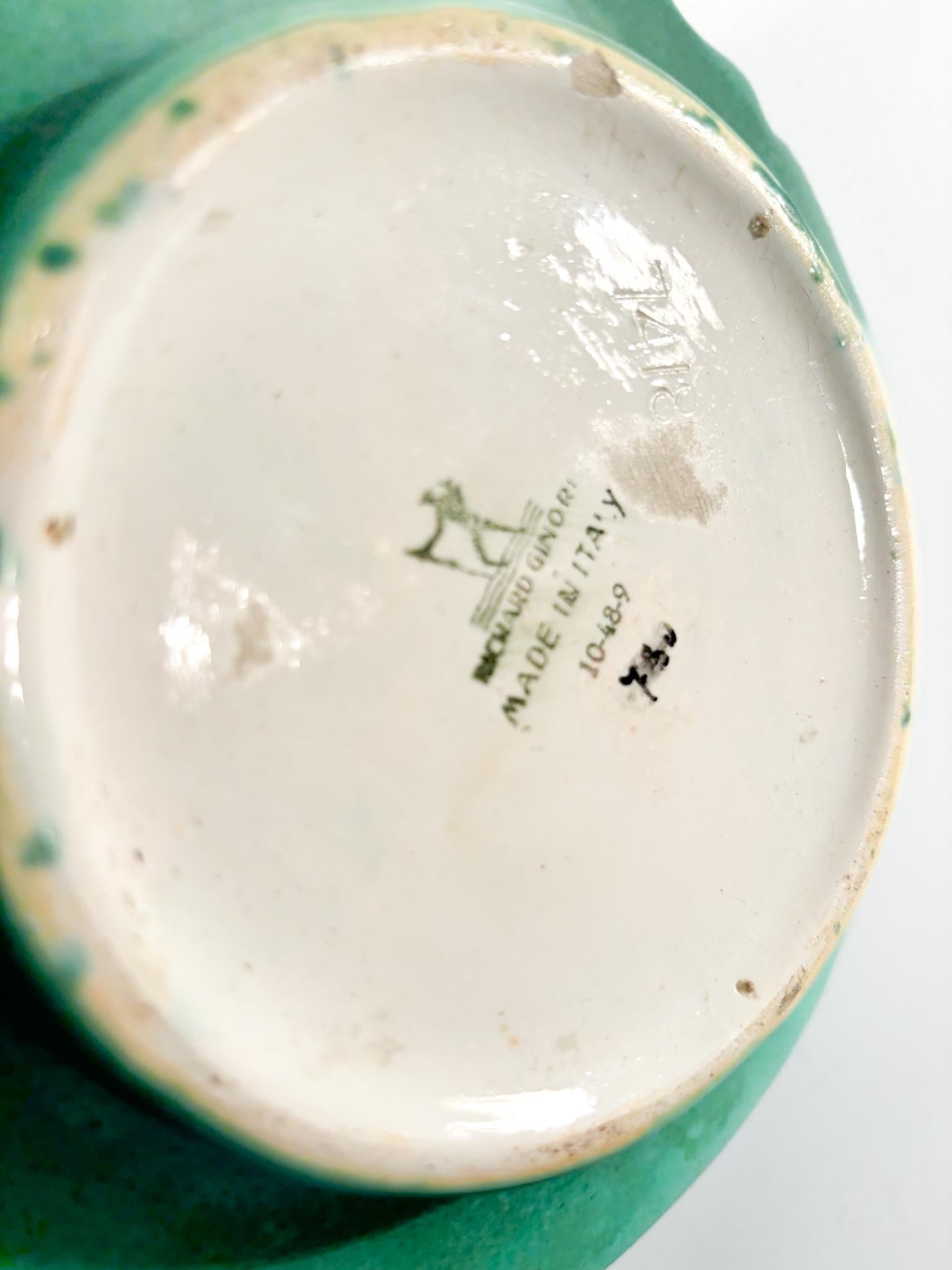 Italian Giovanni Gariboldi Ceramic Vase for Richard Ginori from the ...