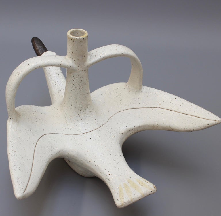 Italian Glazed Zoomorphic Ceramic Pitcher by Bruno Gambone 'circa 1970s ...