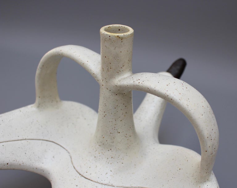 Italian Glazed Zoomorphic Ceramic Pitcher by Bruno Gambone 'circa 1970s ...