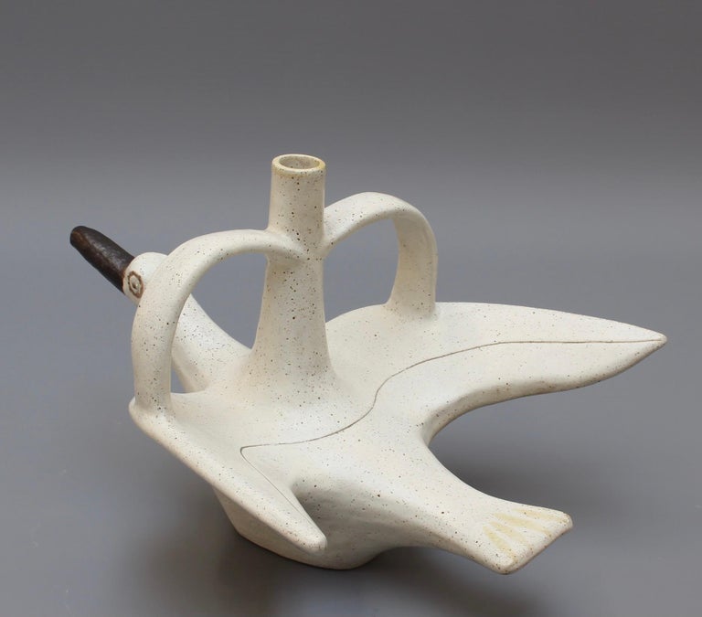 Italian Glazed Zoomorphic Ceramic Pitcher by Bruno Gambone 'circa 1970s ...