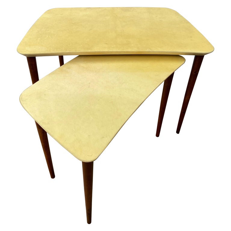 Italian Goat Skinned Tables at 1stDibs