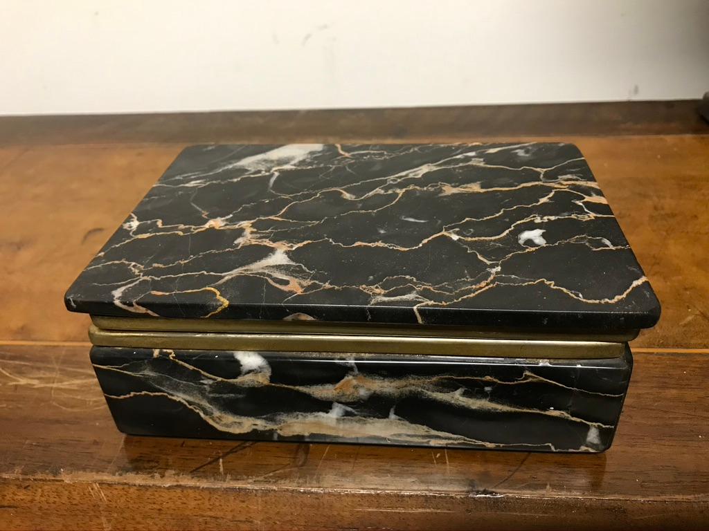 Italian Grand Tour Black Marble Box at 1stDibs | black marble tour