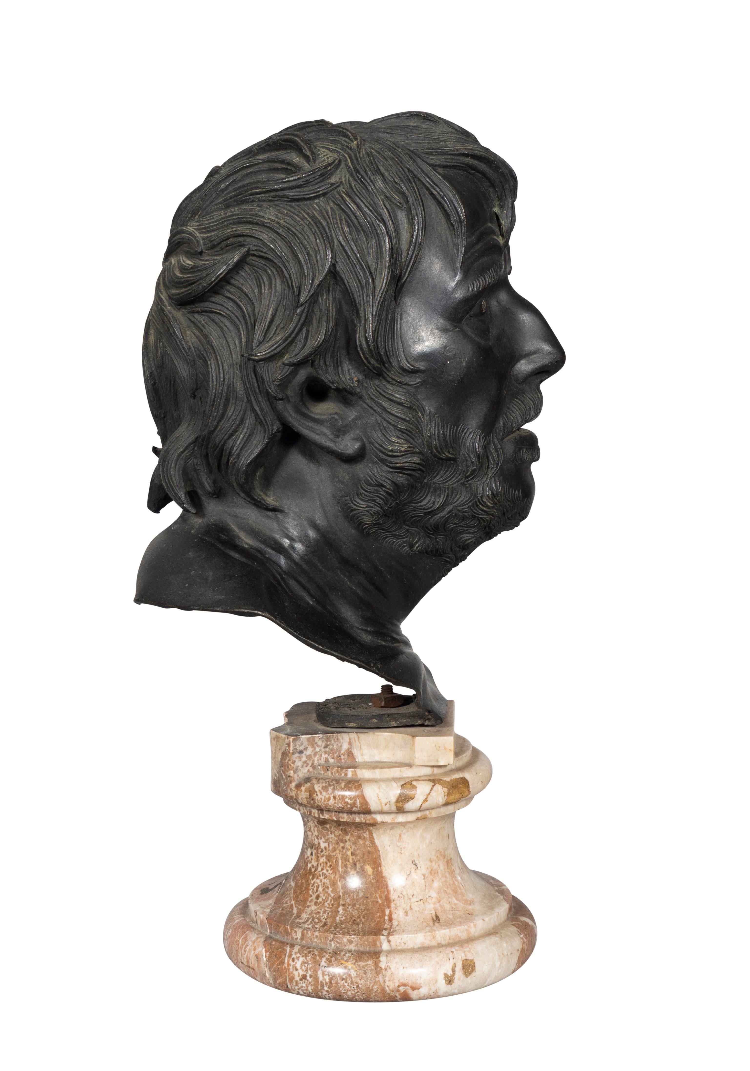 Italian Grand Tour Bronze Bust of Seneca at 1stDibs | seneca statue ...