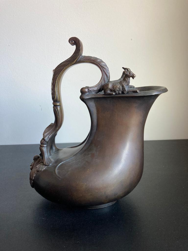 Italian Grand Tour Bronze Ewer from Herculaneum at 1stDibs