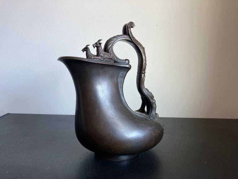 Italian Grand Tour Bronze Ewer from Herculaneum at 1stDibs
