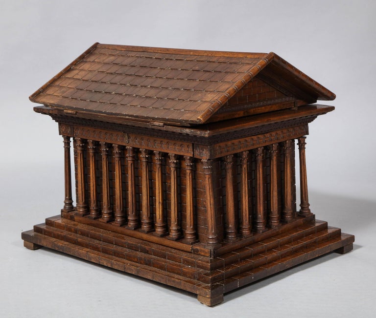 Italian Grand Tour Chest of Temple Form at 1stDibs
