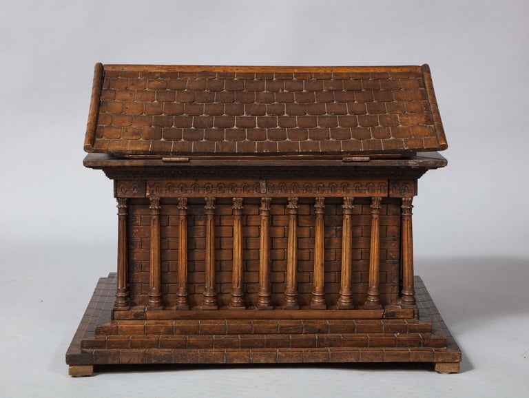 Italian Grand Tour Chest of Temple Form at 1stDibs