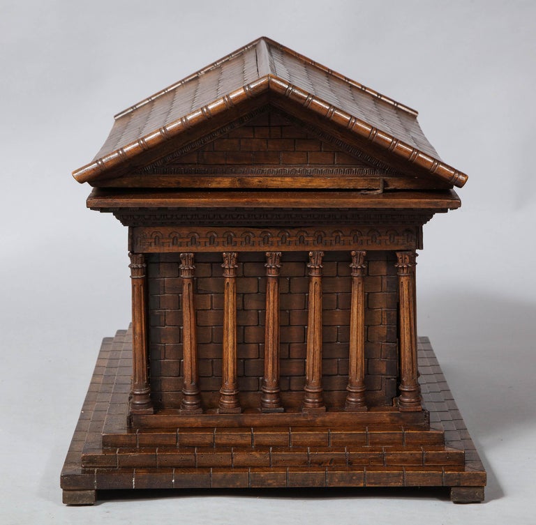Italian Grand Tour Chest of Temple Form at 1stDibs