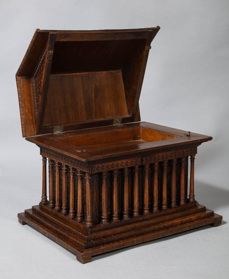 Italian Grand Tour Chest of Temple Form at 1stDibs