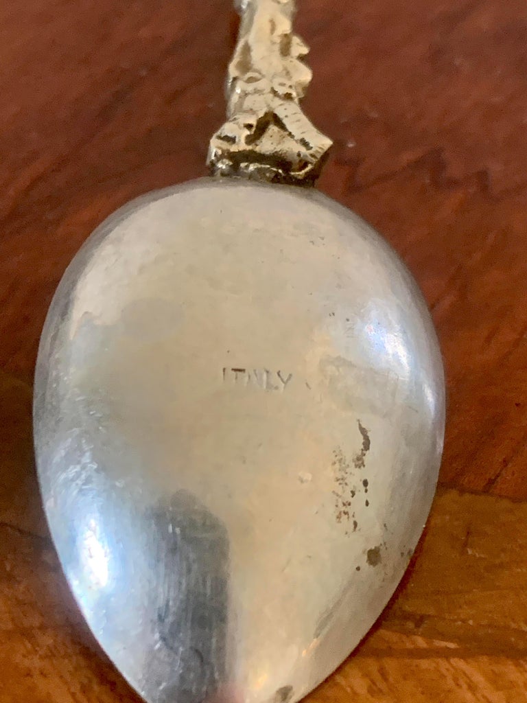 Italian Grand Tour Style Spoons, a Set of 12 For Sale at 1stDibs