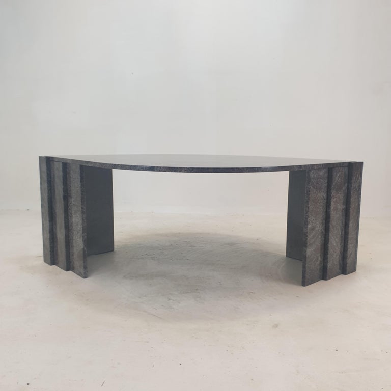 Italian Granite Coffee Table, 1980's For Sale at 1stDibs