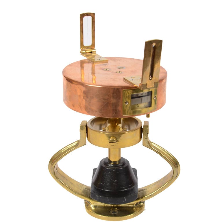 Antique Italian Nautical Graphometer with its Original Wooden Box Genoa ...
