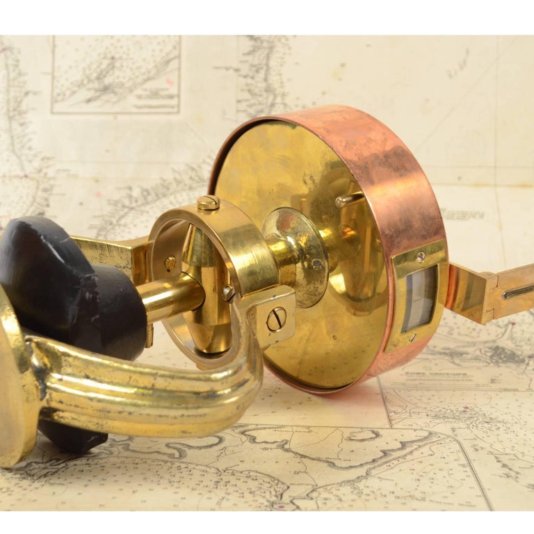 Antique Italian Nautical Graphometer with its Original Wooden Box Genoa ...