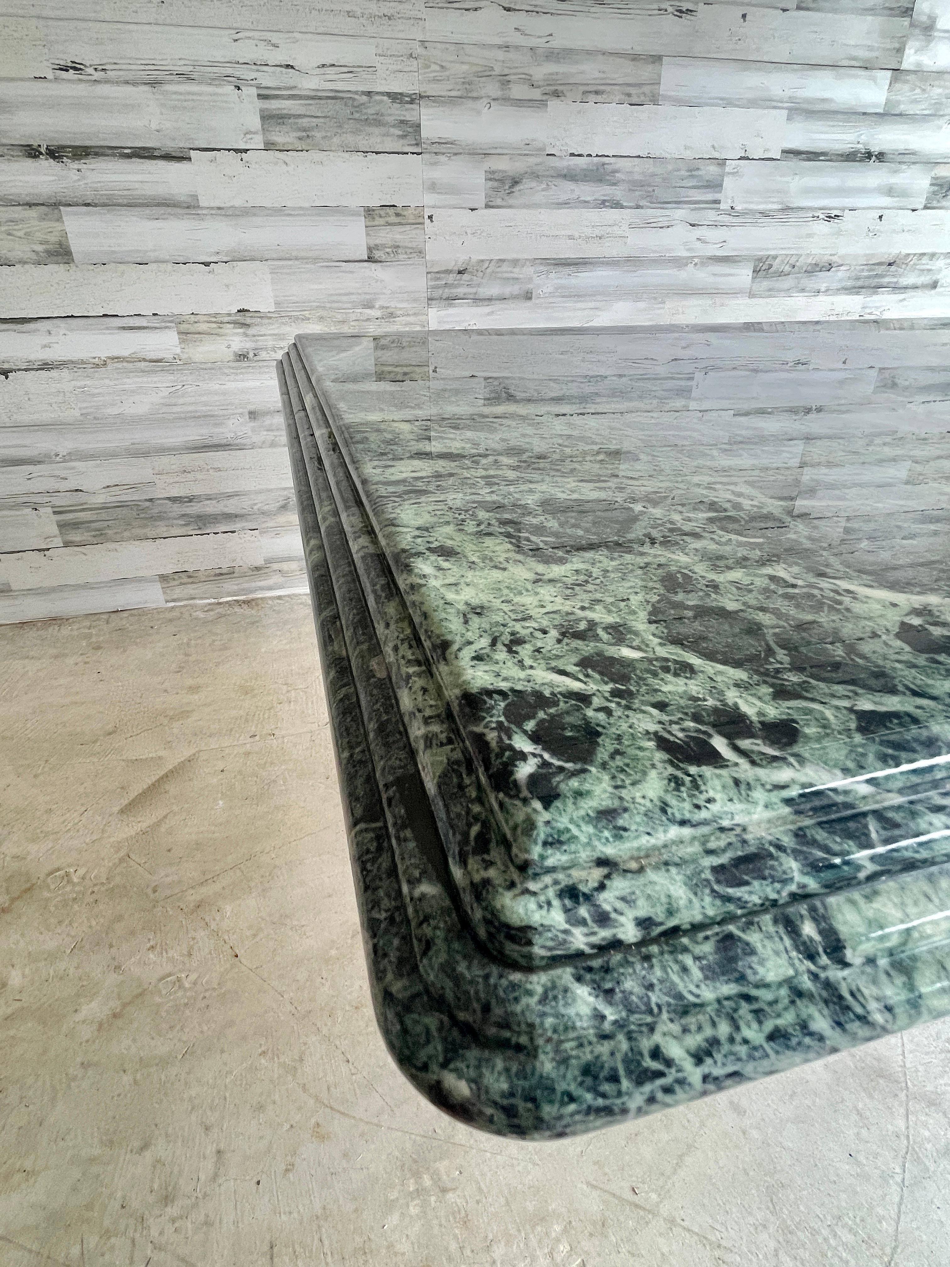Italian Green Marble Dining Table For Sale at 1stDibs | emerald green ...