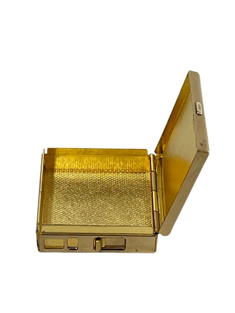 Italian Gucci Small Square Pill / Small Sweets Box at 1stDibs