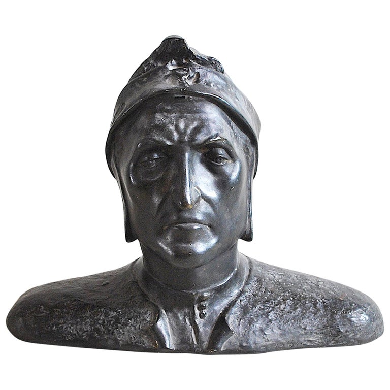 Italian Half Bust Dante Alighieri For Sale at 1stDibs | dante bust