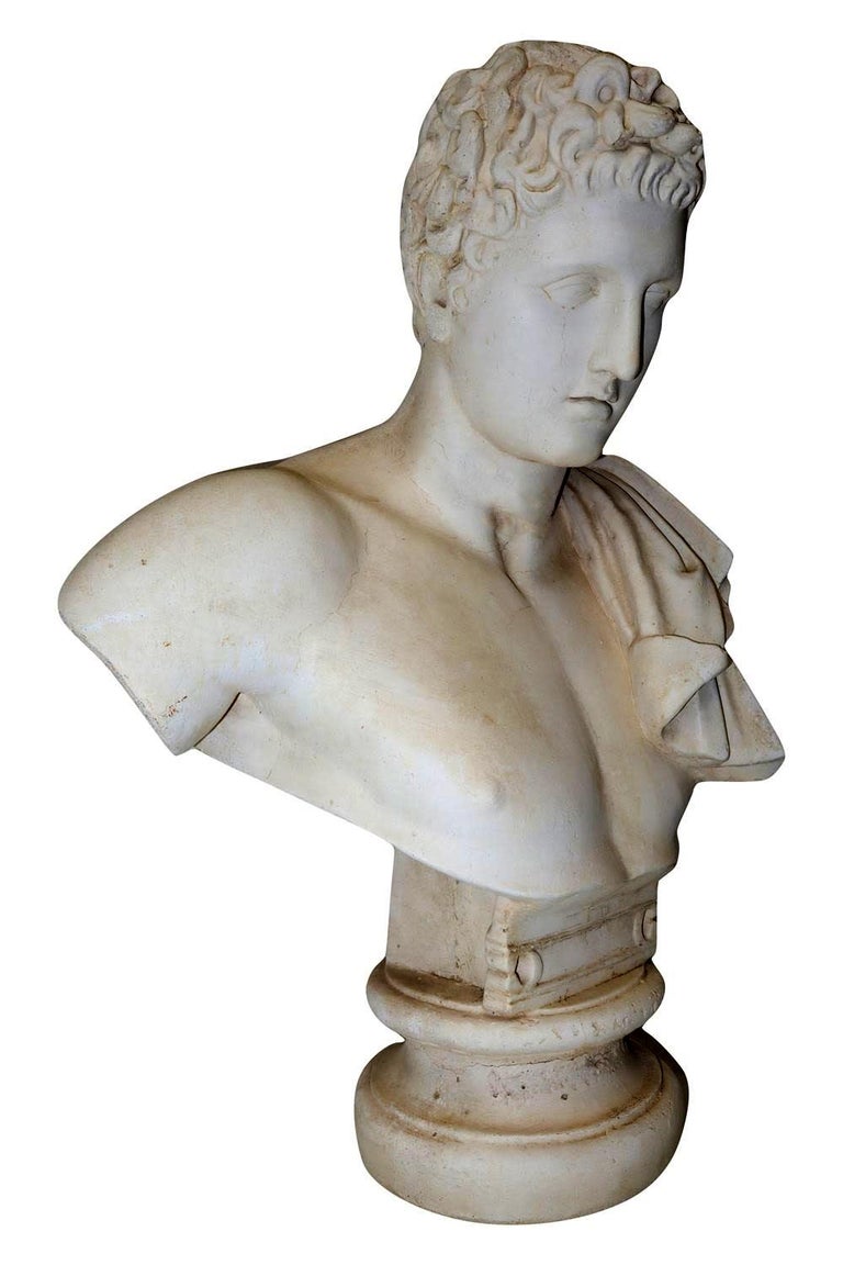 Italian Half-Length Portrait Depicting a Young Roman Athlete Early 20th ...