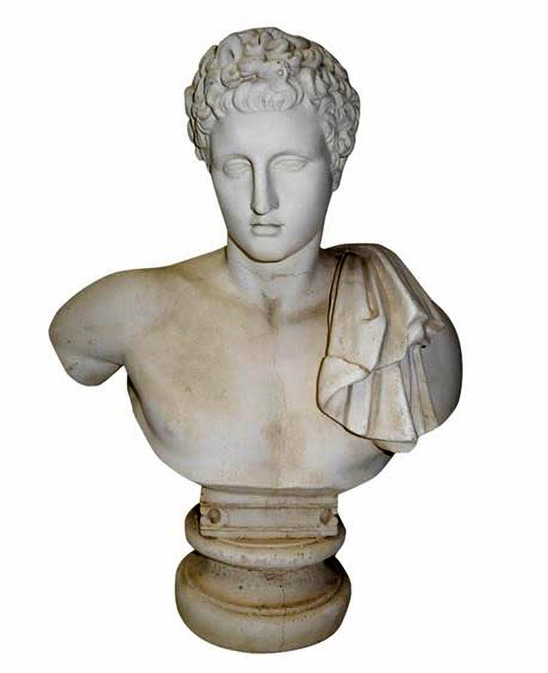 Italian Half-Length Portrait Depicting a Young Roman Athlete Early 20th ...