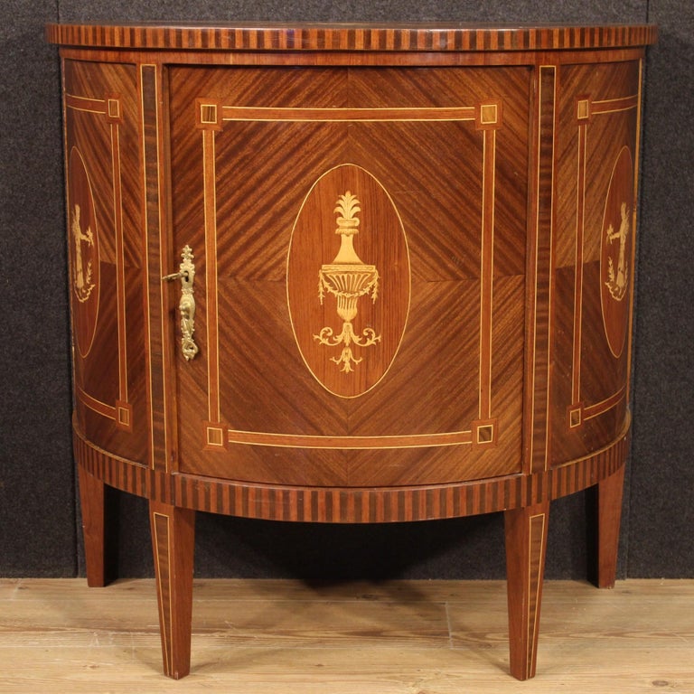 Italian Half Moon Sideboard in the Louis XVI Style, 20th Century For ...