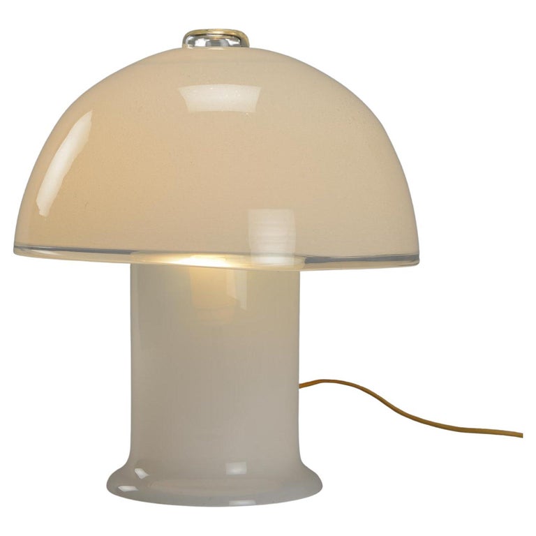 Italian Hand Blown Glass Table Lamp, circa 1950 For Sale at 1stDibs