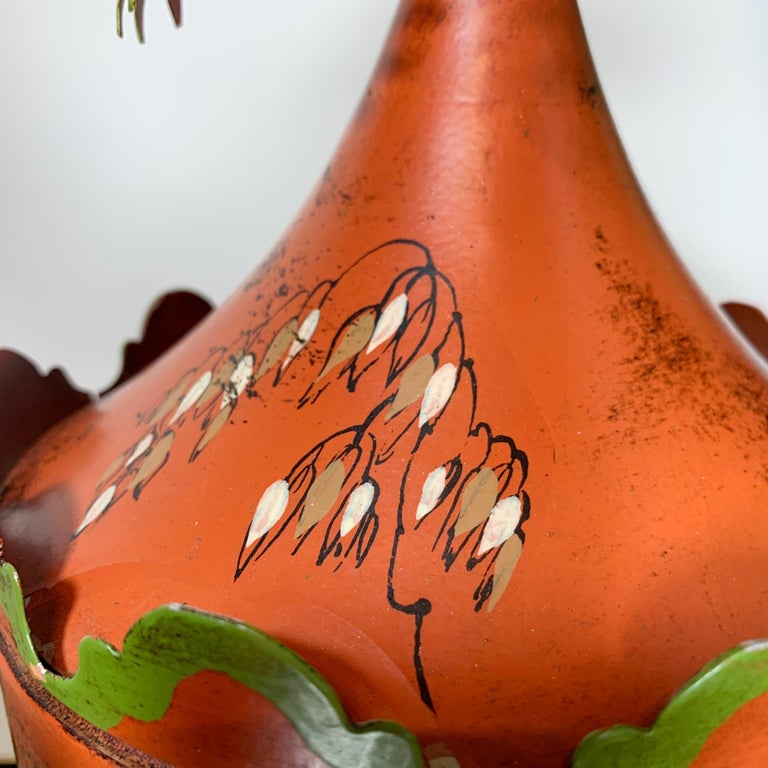 Italian Hand Painted Chinoiserie Ice Buckets 1950’s For Sale at 1stDibs