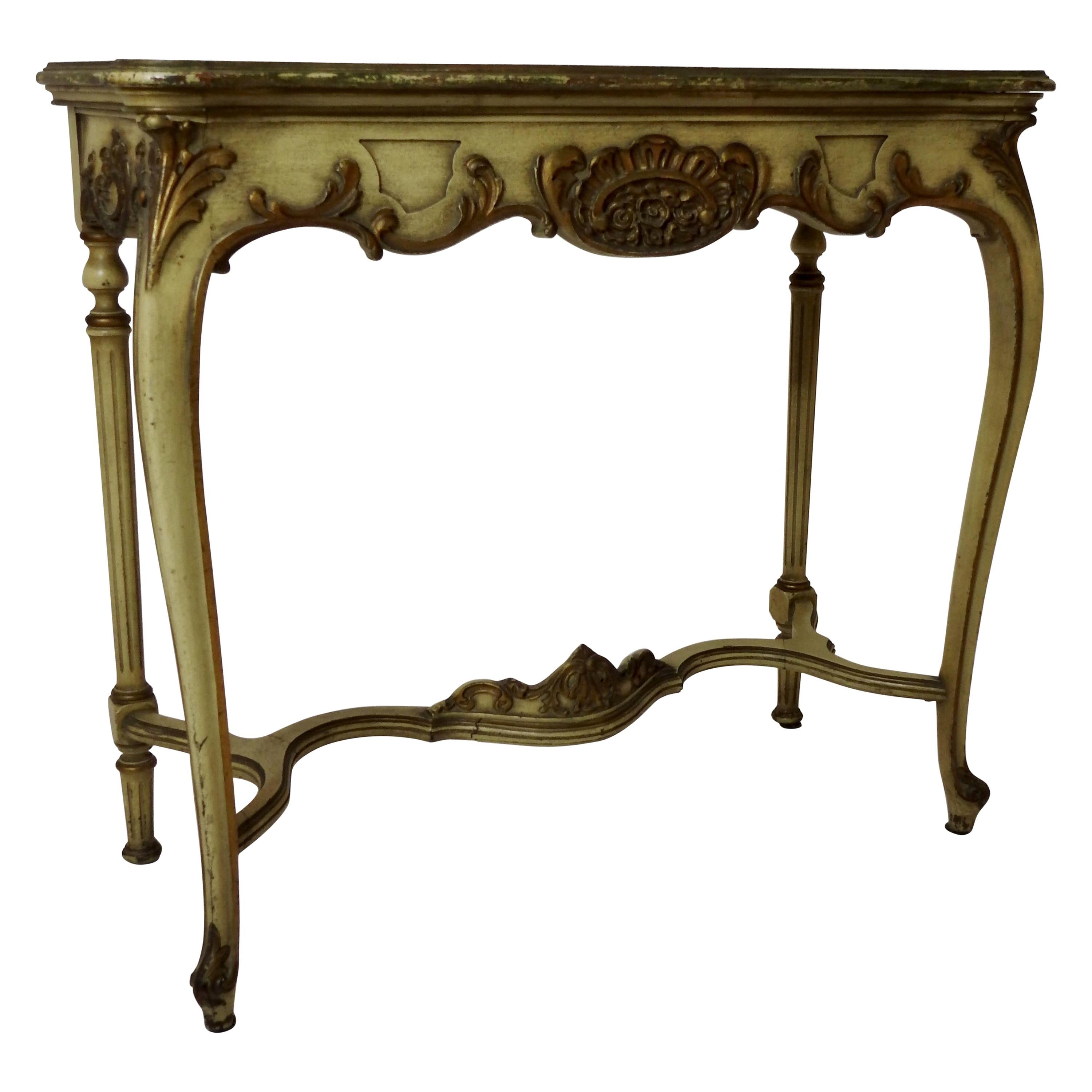 Antique Italian Walnut Console Table, circa 1700s at 1stdibs