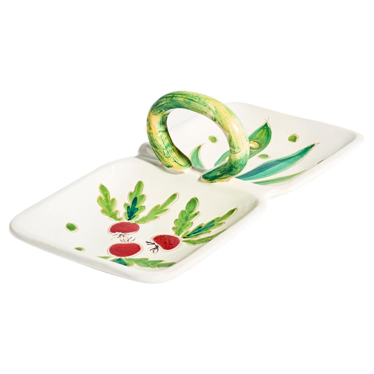 Italian Leopard Ceramic Dish at 1stDibs