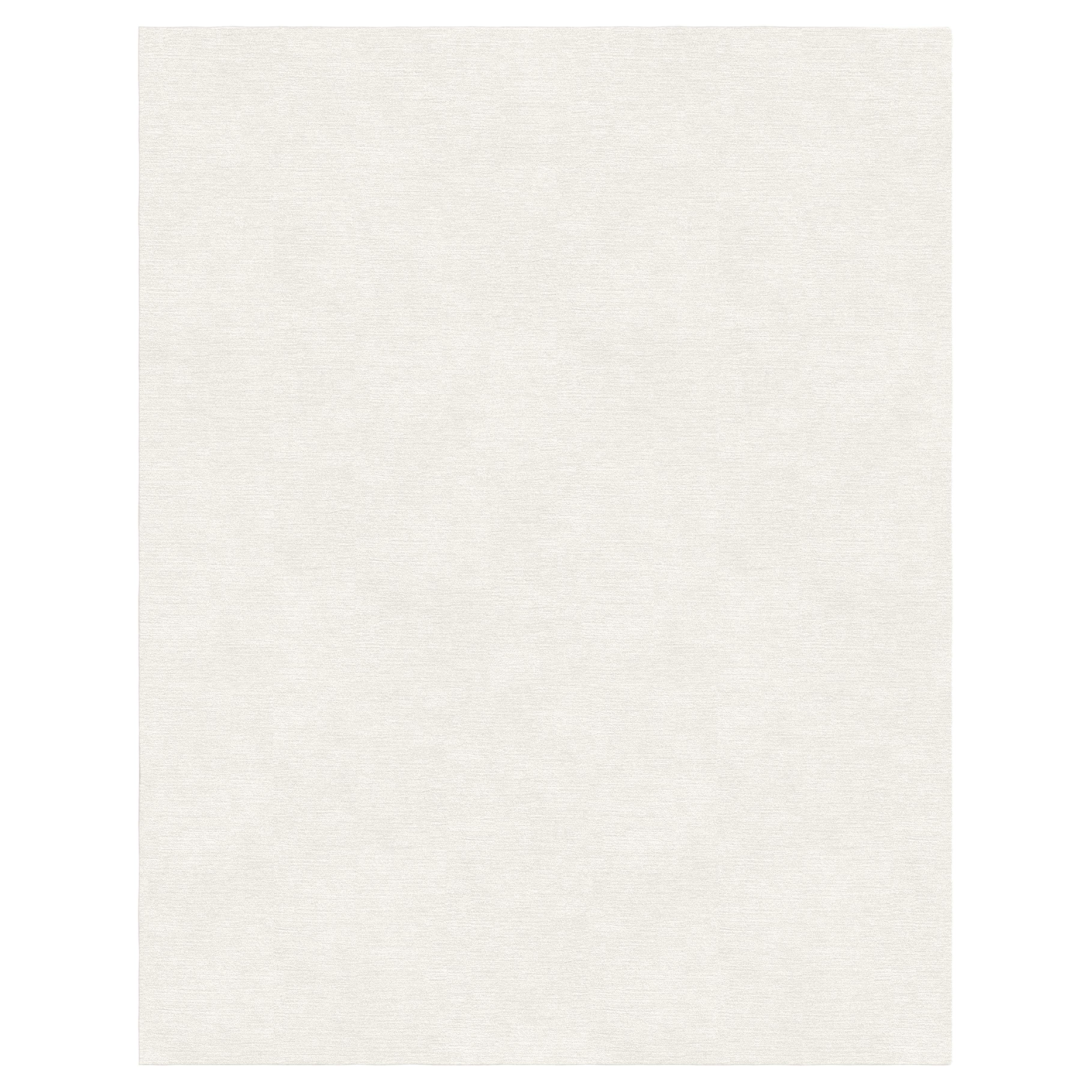 Italian Handmade Light Rug, Color Block White, Customized, in Stock For ...