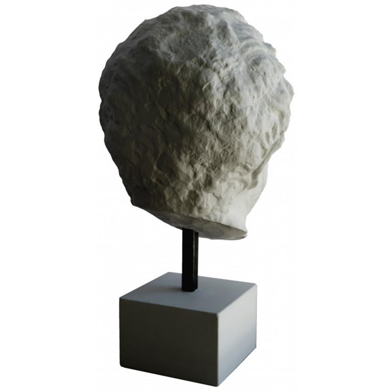 ITALIAN HEAD OF DEMOSTENE in Plaster early 20th Century For Sale at 1stDibs