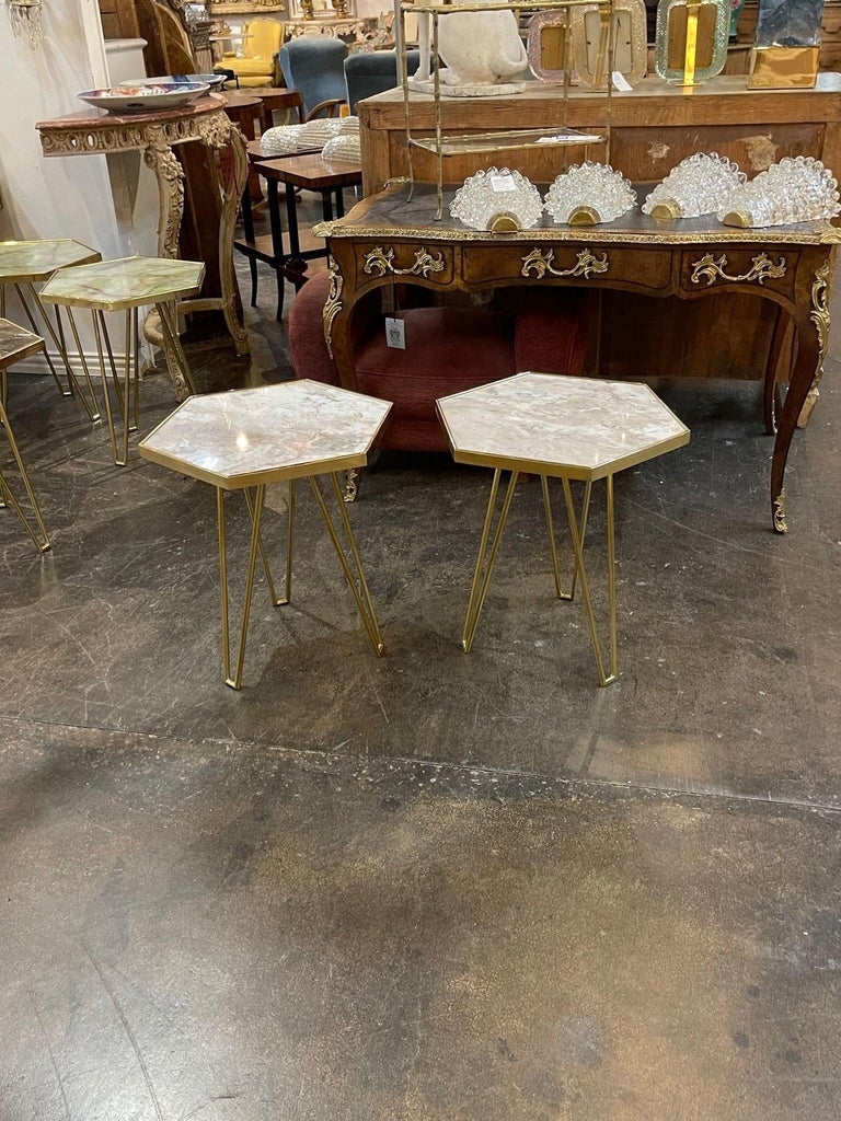 Italian Hex Form Table For Sale at 1stDibs