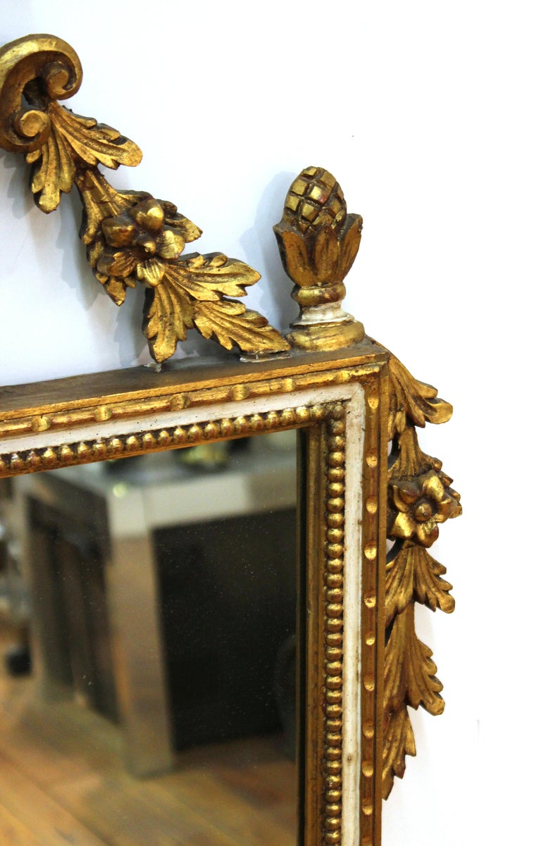 Italian Hollywood Regency Gilt Wall Mirror at 1stDibs