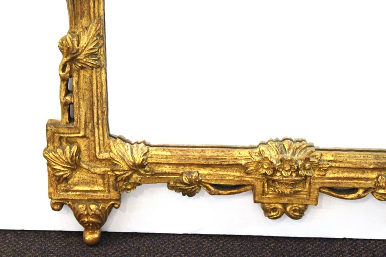 Italian Hollywood Regency Mirror With Neoclassical Revival Gilt Frame ...