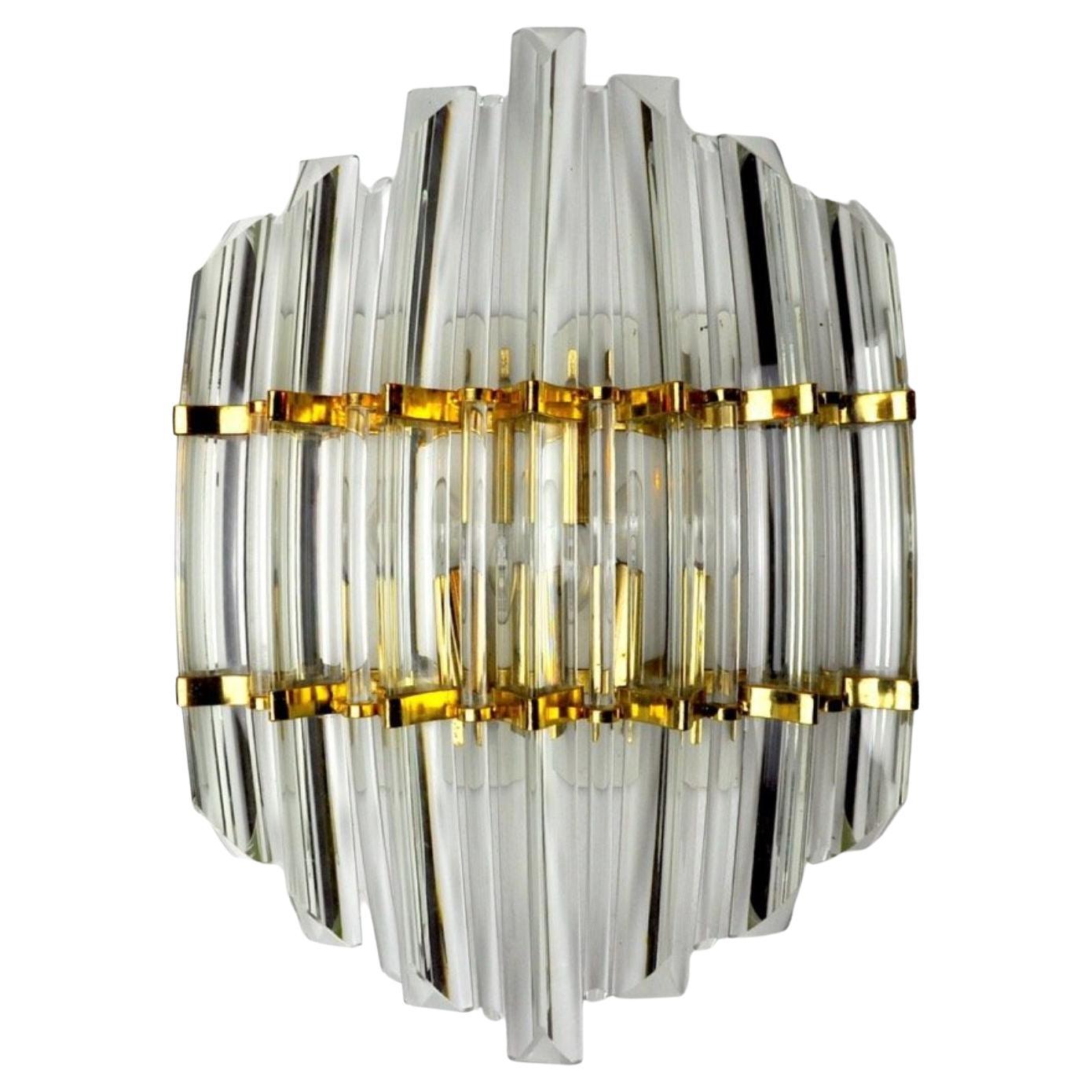 Tole Magnolia Hollywood Regency Wall Light Fixture at 1stDibs
