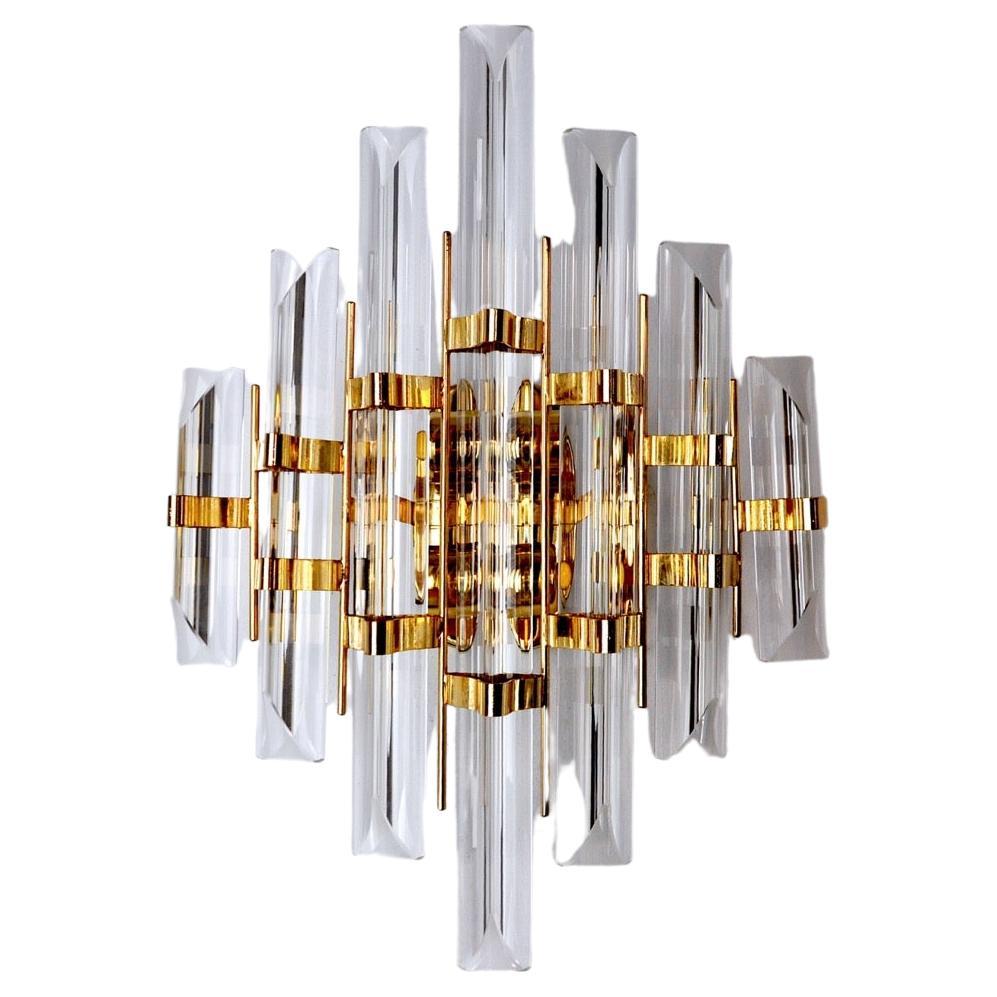 Tole Magnolia Hollywood Regency Wall Light Fixture at 1stDibs