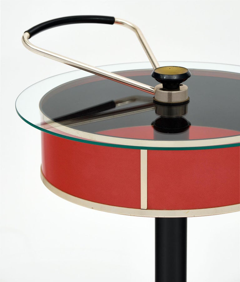 Italian Hydraulic Bar Cart For Sale at 1stDibs