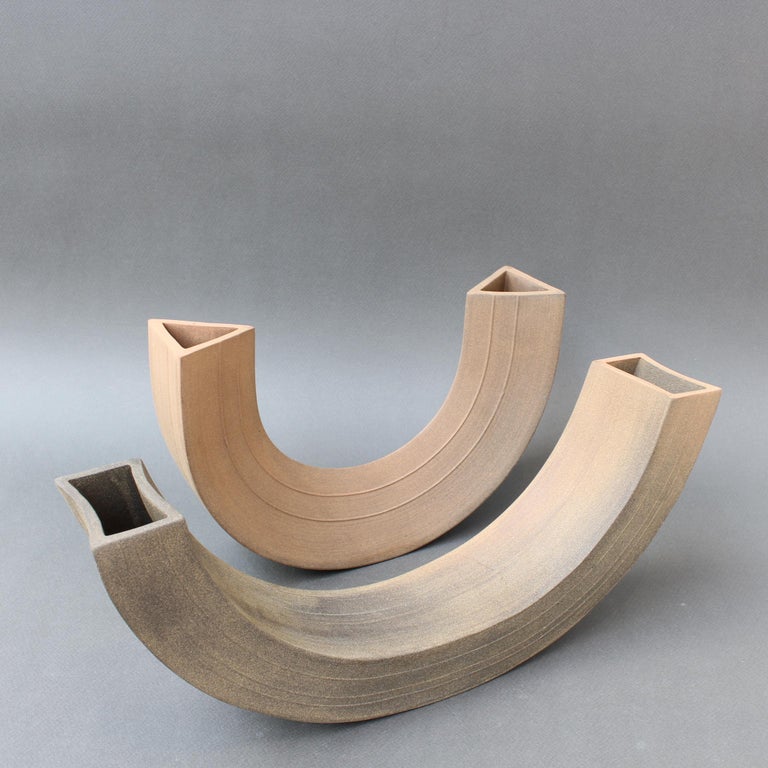 Italian Industrial Style Ceramic Vase / Sculpture by Alessio Tasca ...