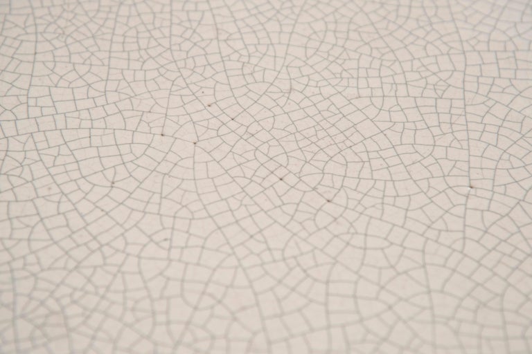 Italian Industrial Style Rounded Ceramic and Iron Table by Castagna ...