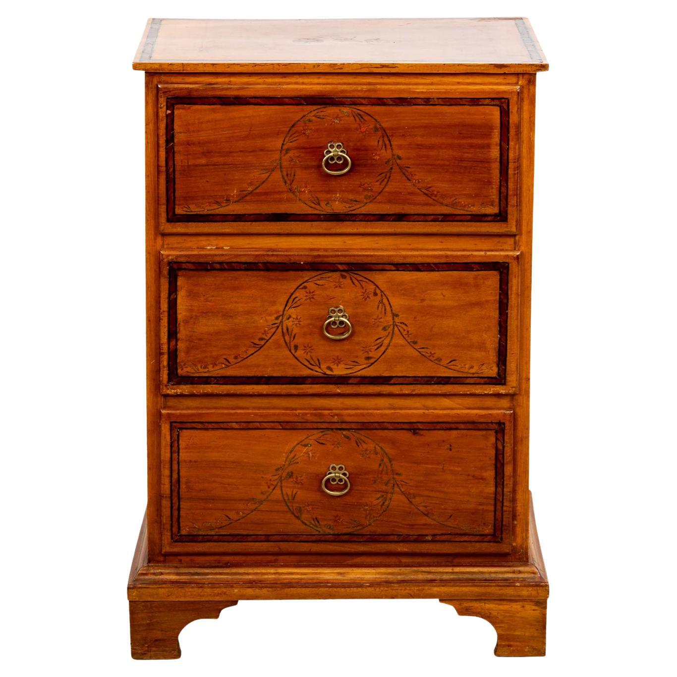 Tooled Leather Italian Chest For Sale at 1stDibs