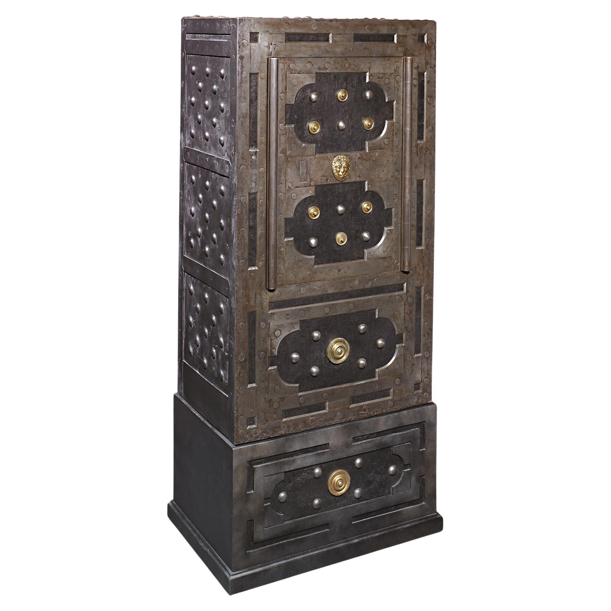 Antique Cast Iron Combination Safe at 1stDibs | underwriters ...