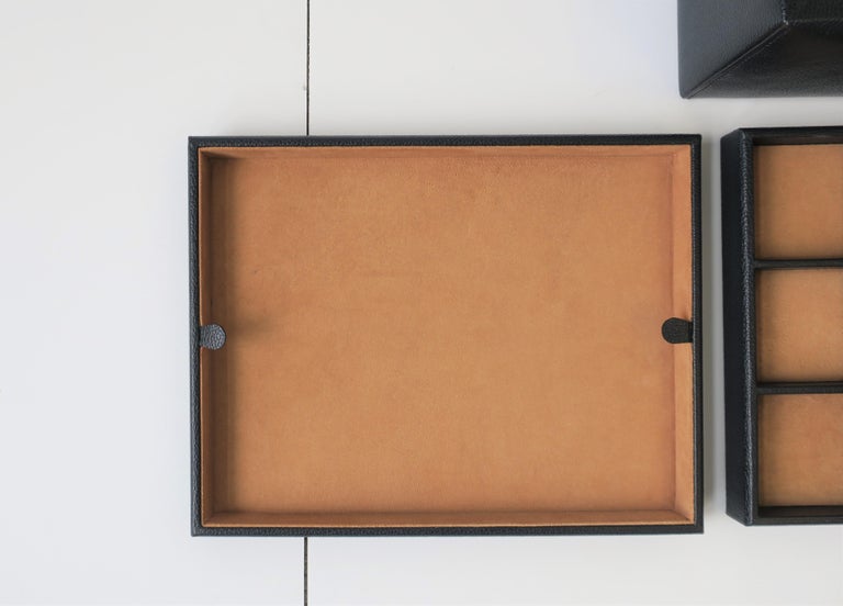 Italian Leather and Suede Jewelry Box at 1stDibs | italian leather ...